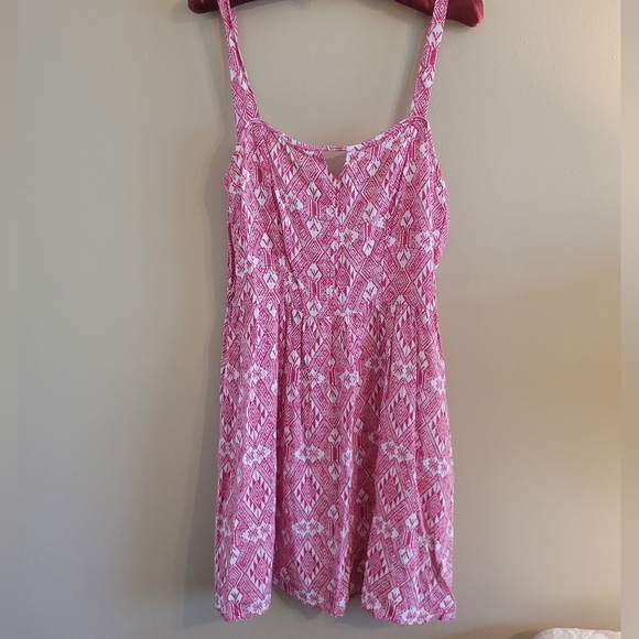 BeBop | Dresses | 52 Bebop Aztec Pattern Dress Large Euc Red Pink And ...